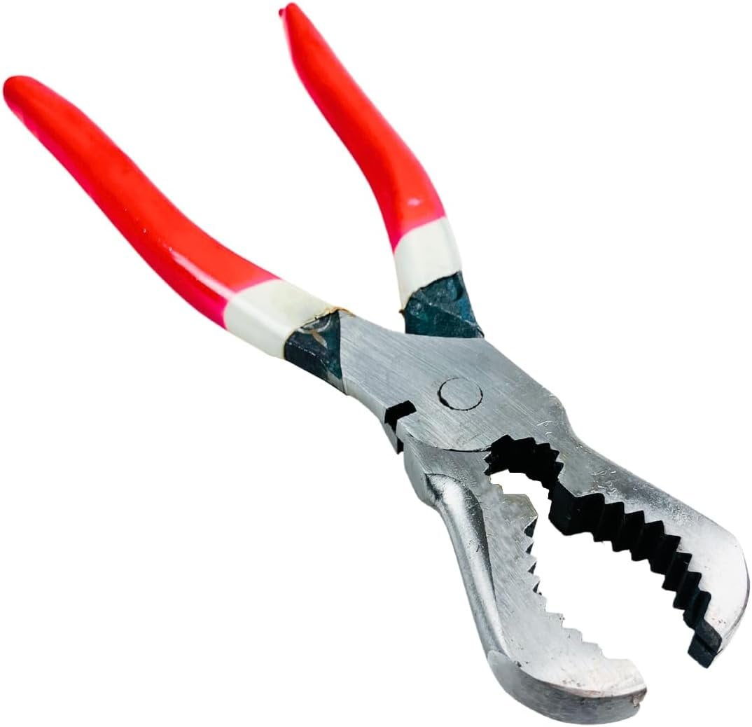GRID 8" Long Round Nose Pliers Wrench Great for Gripping Cylindrical ...