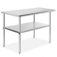 Gridmann NSF Stainless-Steel Utility Commercial Kitchen Prep & Work ...