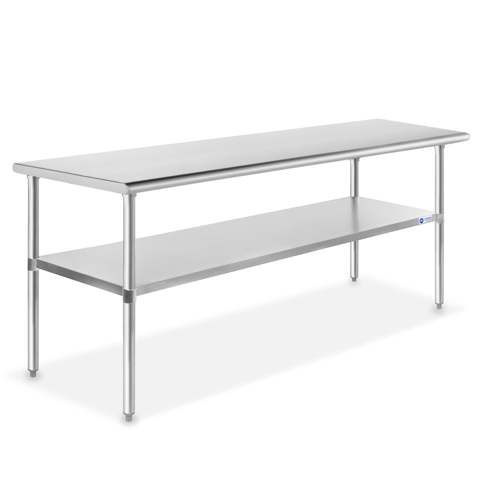 Gridmann NSF Certified S-Steel Commercial Kitchen Prep & Work Table ...