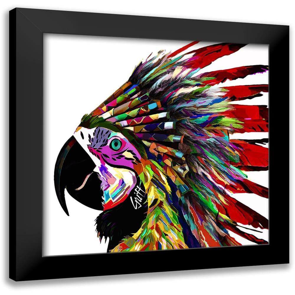 GRIFF 15x15 Black Modern Framed Museum Art Print Titled - Loco ...