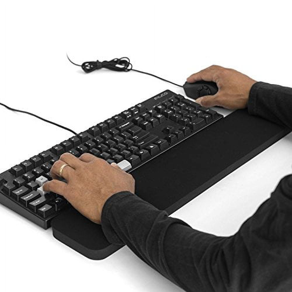 GRIFITI Slim Wrist Pad 24" x 3" x 0.25" Inch Slim Profile Keyboard ...