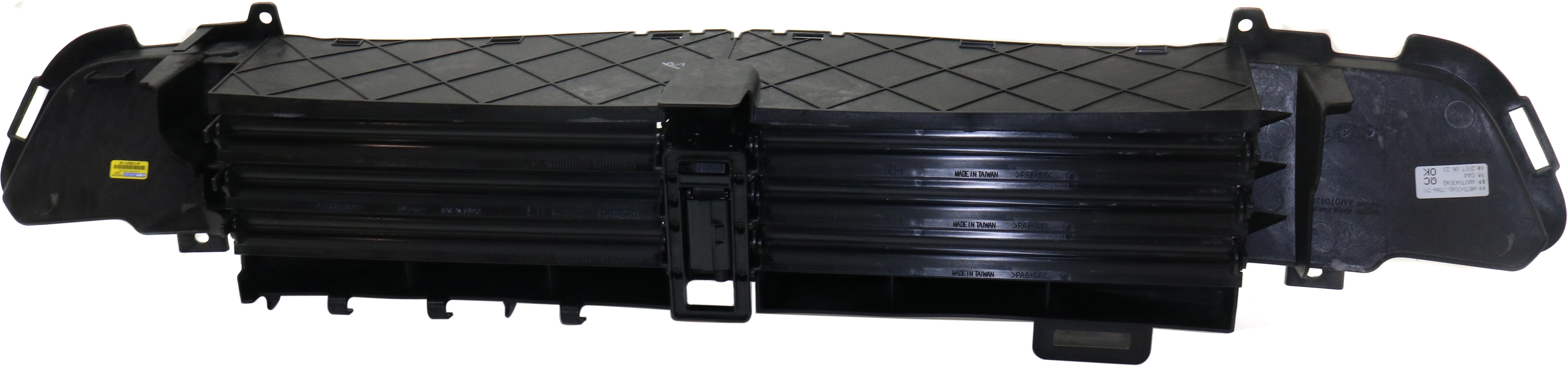 GRILLE AIR INTAKE ASSEMBLY; WITH ACTIVE GRILLE SHUTTER; MADE OF PP ...