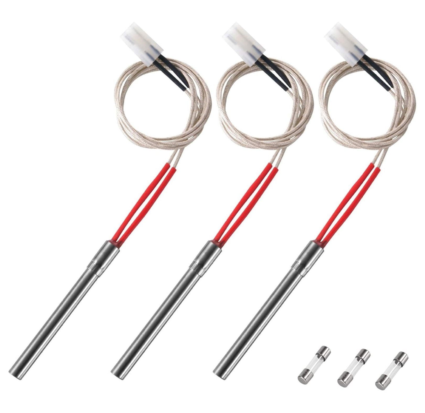 GRILLME 3 Sets Grill Hot Rod Ignitor Kit with 3 Pieces Fuses ...