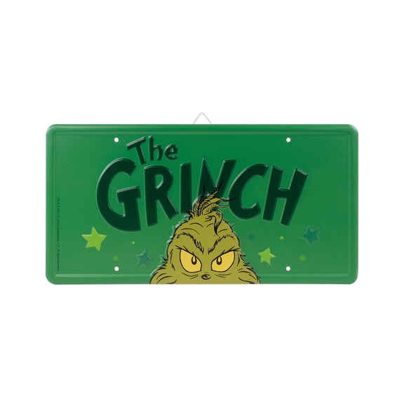 How The Grinch Stole Christmas 12 Inch 'Grinch' Metal Sign, Green, by ...