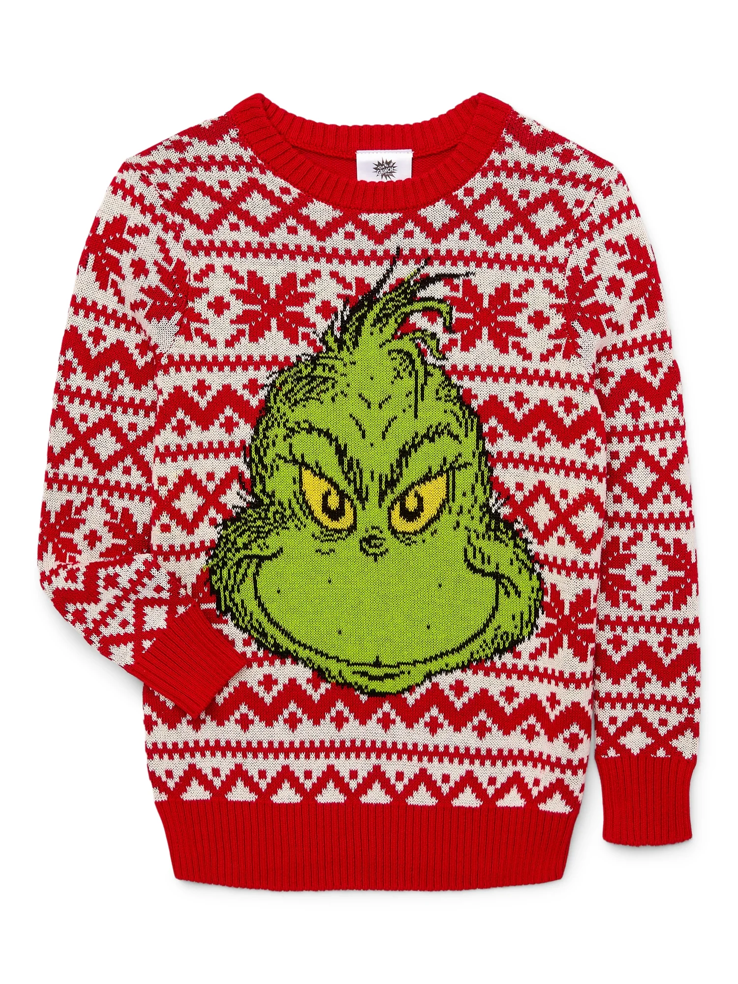 Grinch Boys Sweater, Sizes 4-18 - Walmart.com