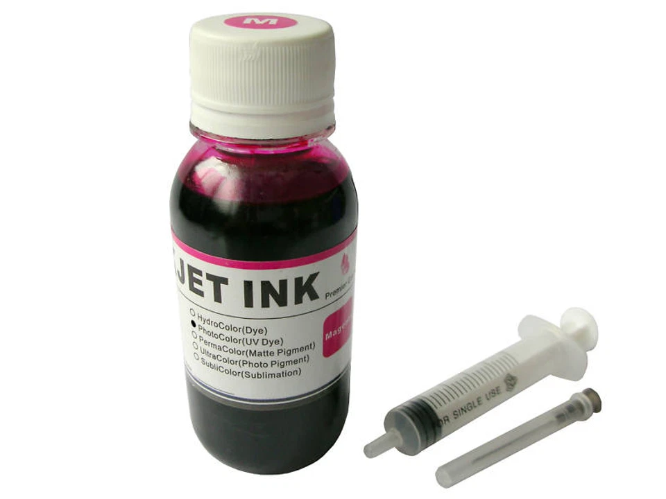 GRIND- 100Ml Bulk Magenta Refillable Ink For Hp Cartridges Refill ...