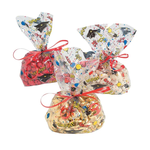 GRIND- 12 Graduation Party Favors Cello Cellophane Goody Loot Treat ...