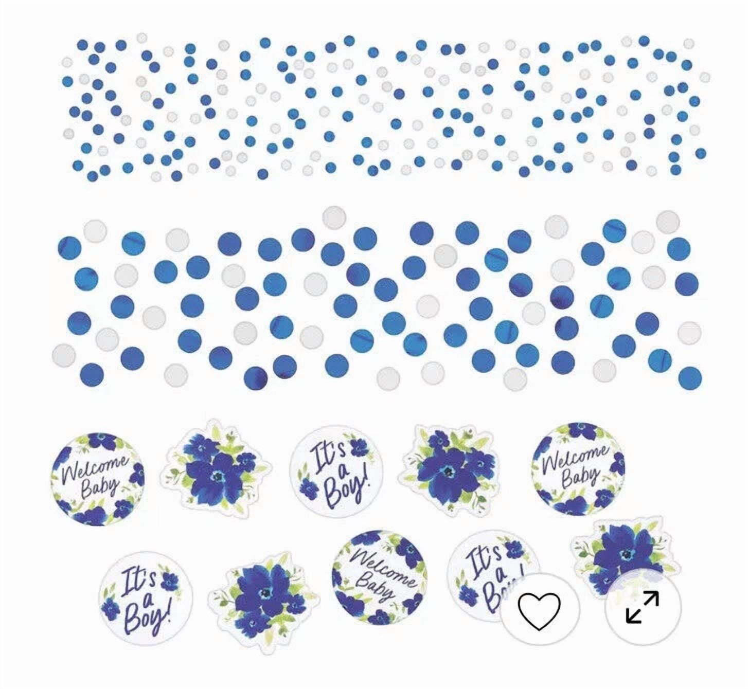 GRIND- Baby In Bloom Baby Shower Foil & Card Stock Confetti 1.2 Oz ...