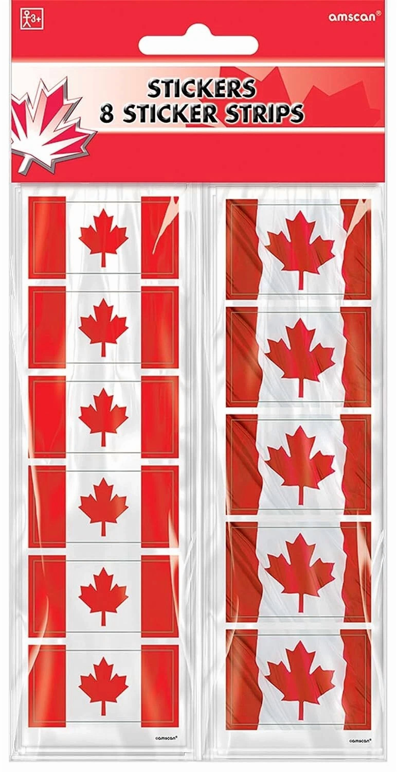 GRIND- Canada Day Canadian Flag Maple Leaf Holiday Theme Party Favor ...