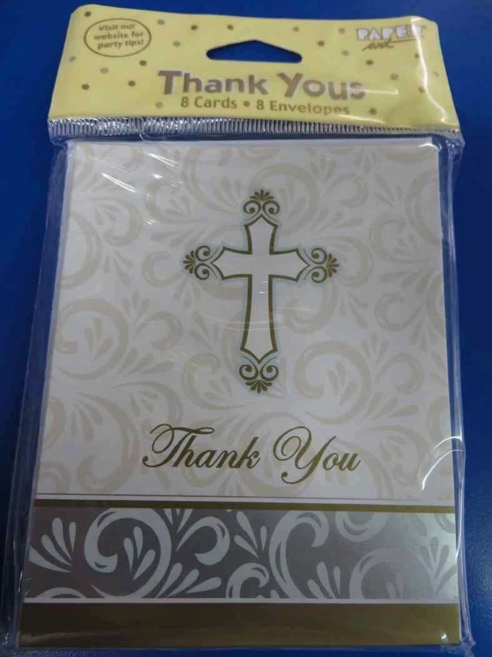 GRIND- Divinity Cross Silver Gold Religious Christian Party Thank You ...
