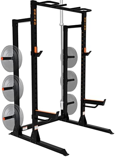 GRIND Fitness Chaos 4000 Power Rack, Exercise Squat Rack with Pull-Up ...