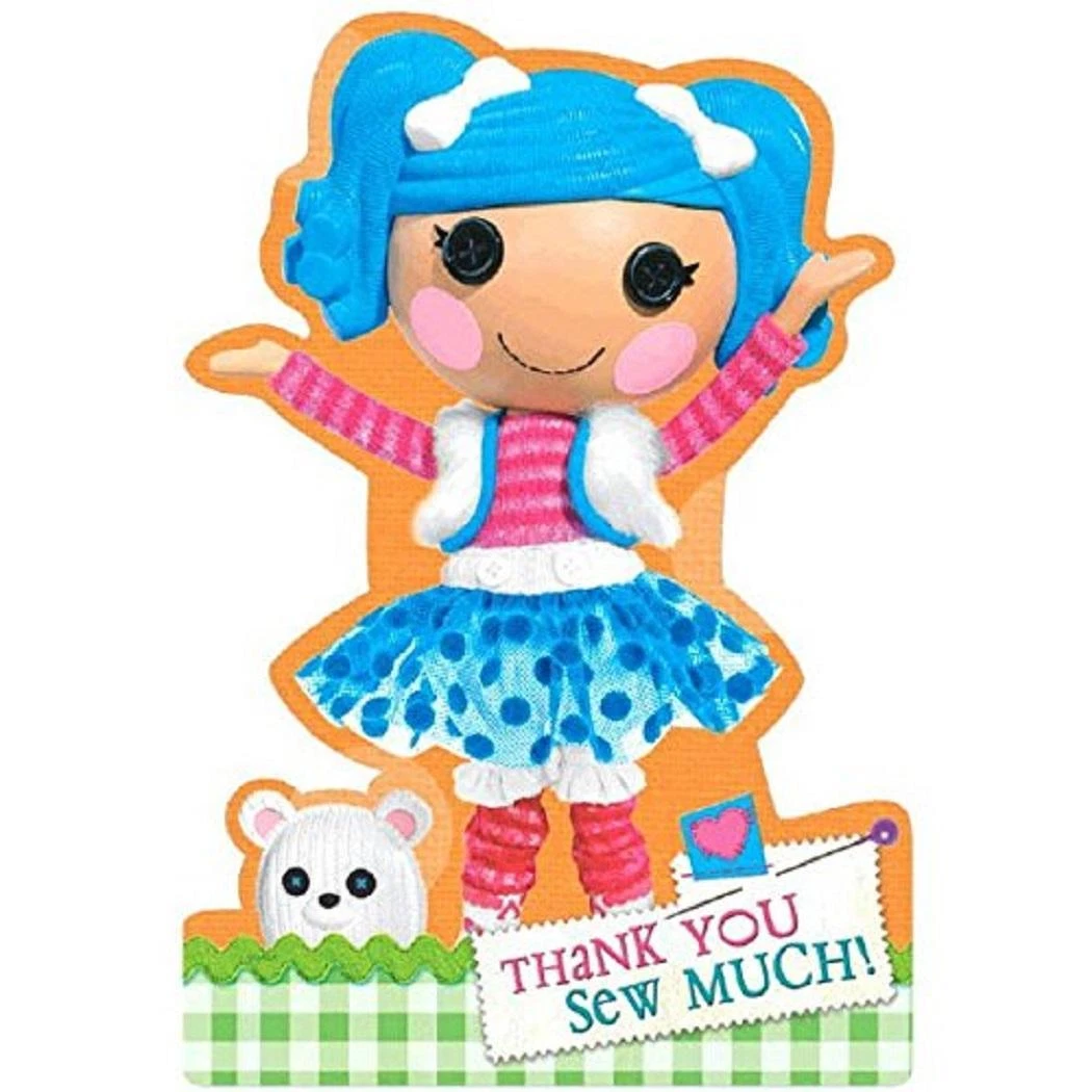 GRIND- Lalaloopsy Adventure Rag Doll Nick Jr Birthday Party Thank You ...
