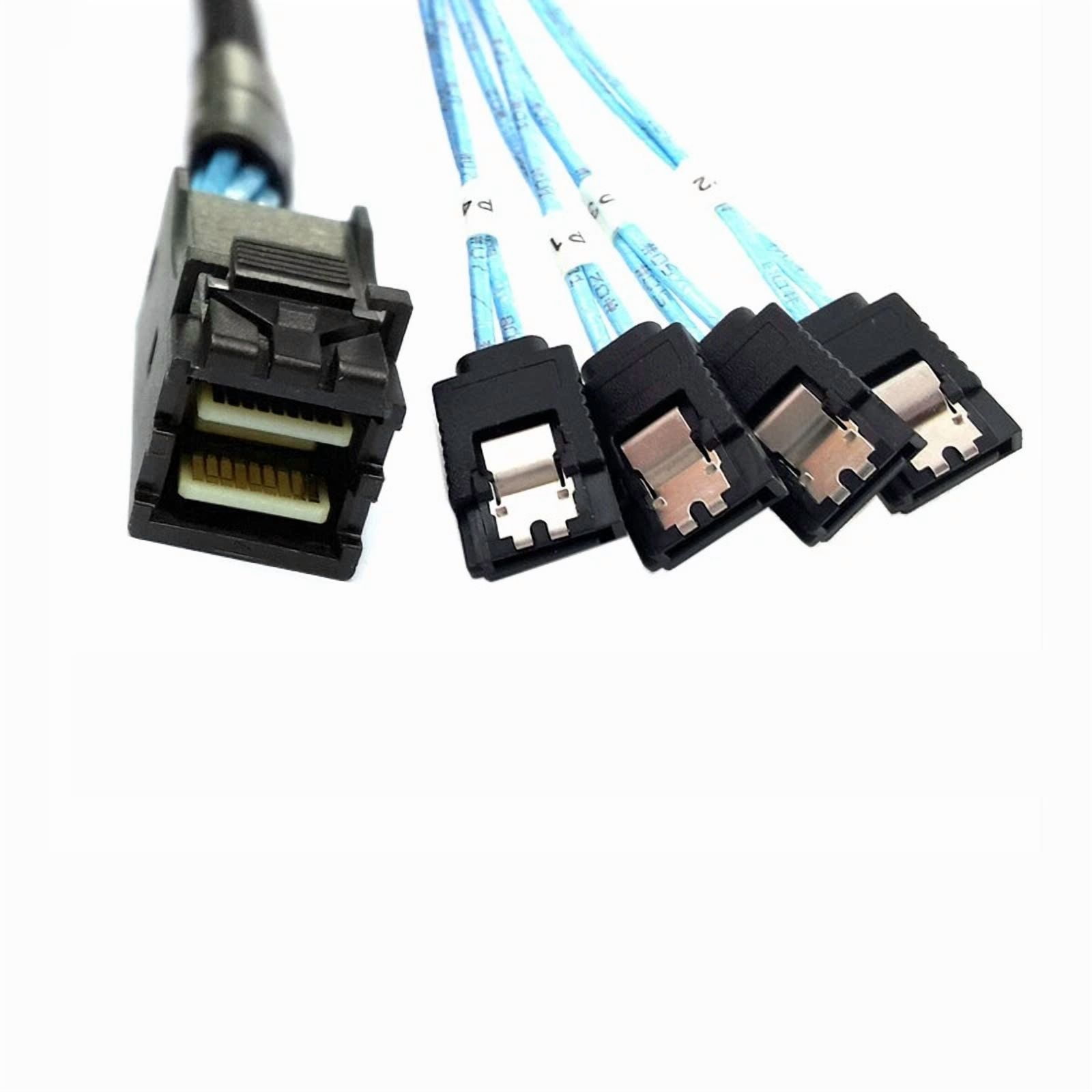 GRIND- Mini Sas Sff-8643 To 4 Sata 7Pin Hard Disk 6Gbps Data Server ...