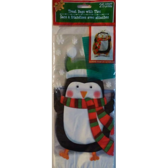 GRIND- New Christmas Cello Party Gift Bags 25 Count Treat Bags With ...