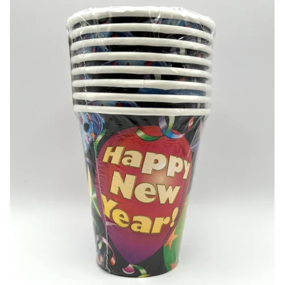 GRIND- New Year Celebration Eve Balloons Streamers Holiday Party 9 Oz ...