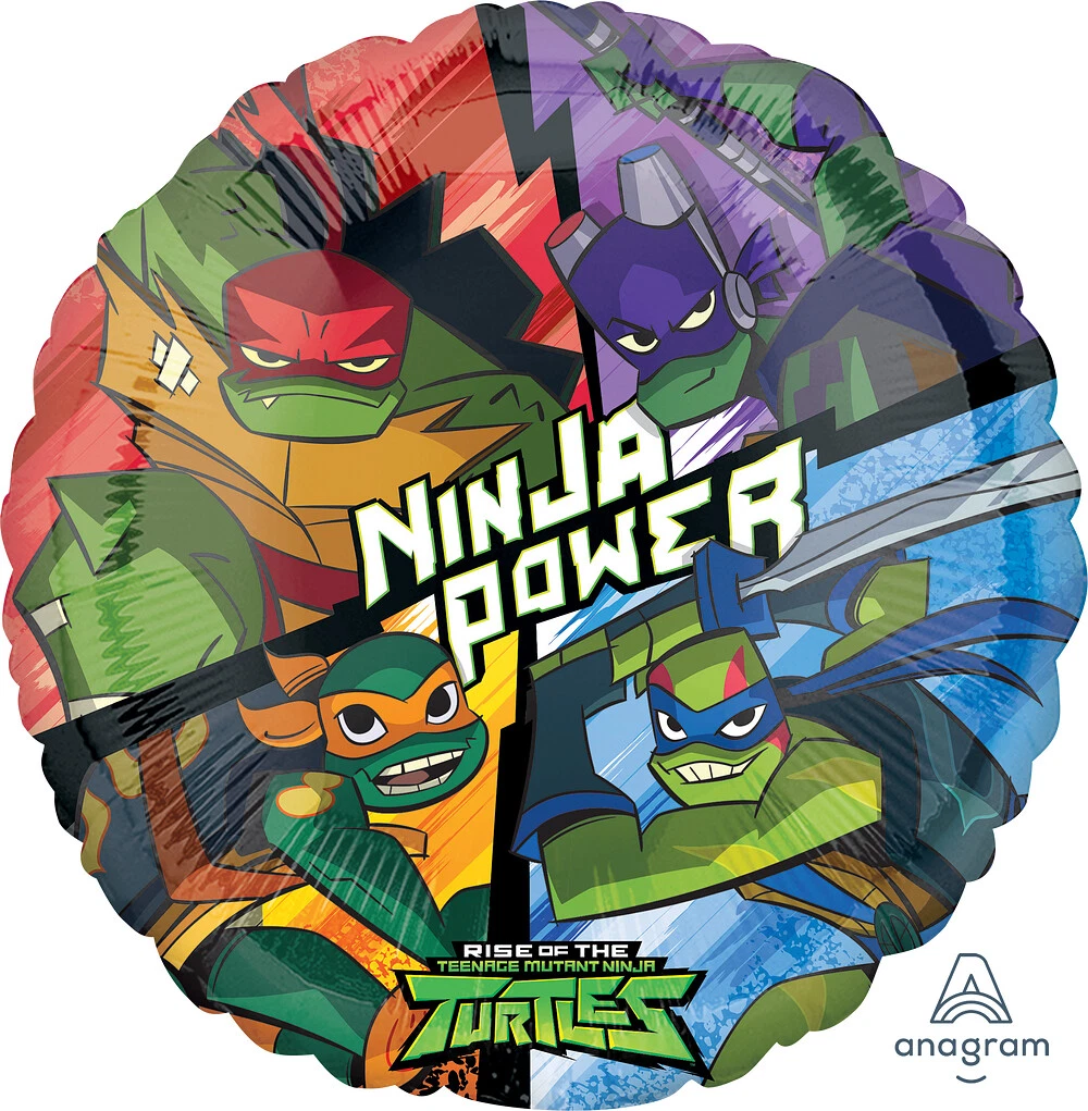 GRIND- Ninja Turtles Party Supplies Tmnt 18 Inch Mylar Foil Helium ...