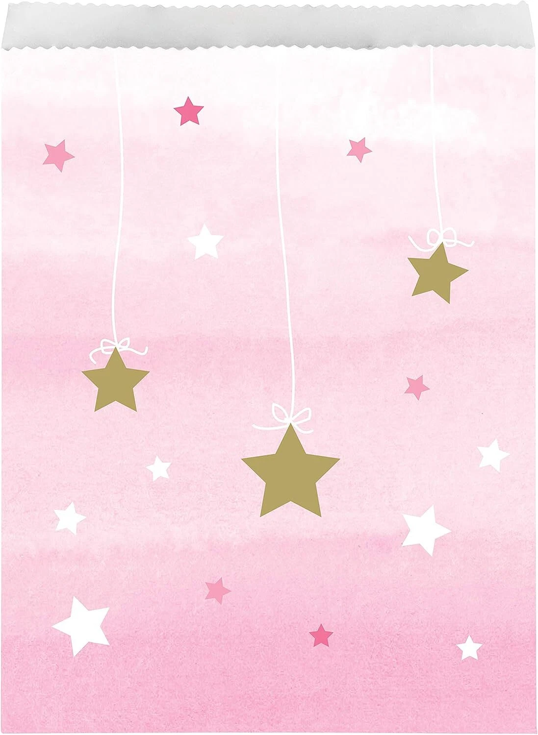 GRIND- One Little Star Girl Pink Twinkle Cute 1St Birthday Party Favor ...