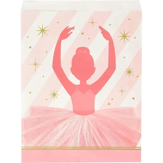 GRIND- Twinkle Toes Ballerina Dance Kids Birthday Party Favor Sacks ...