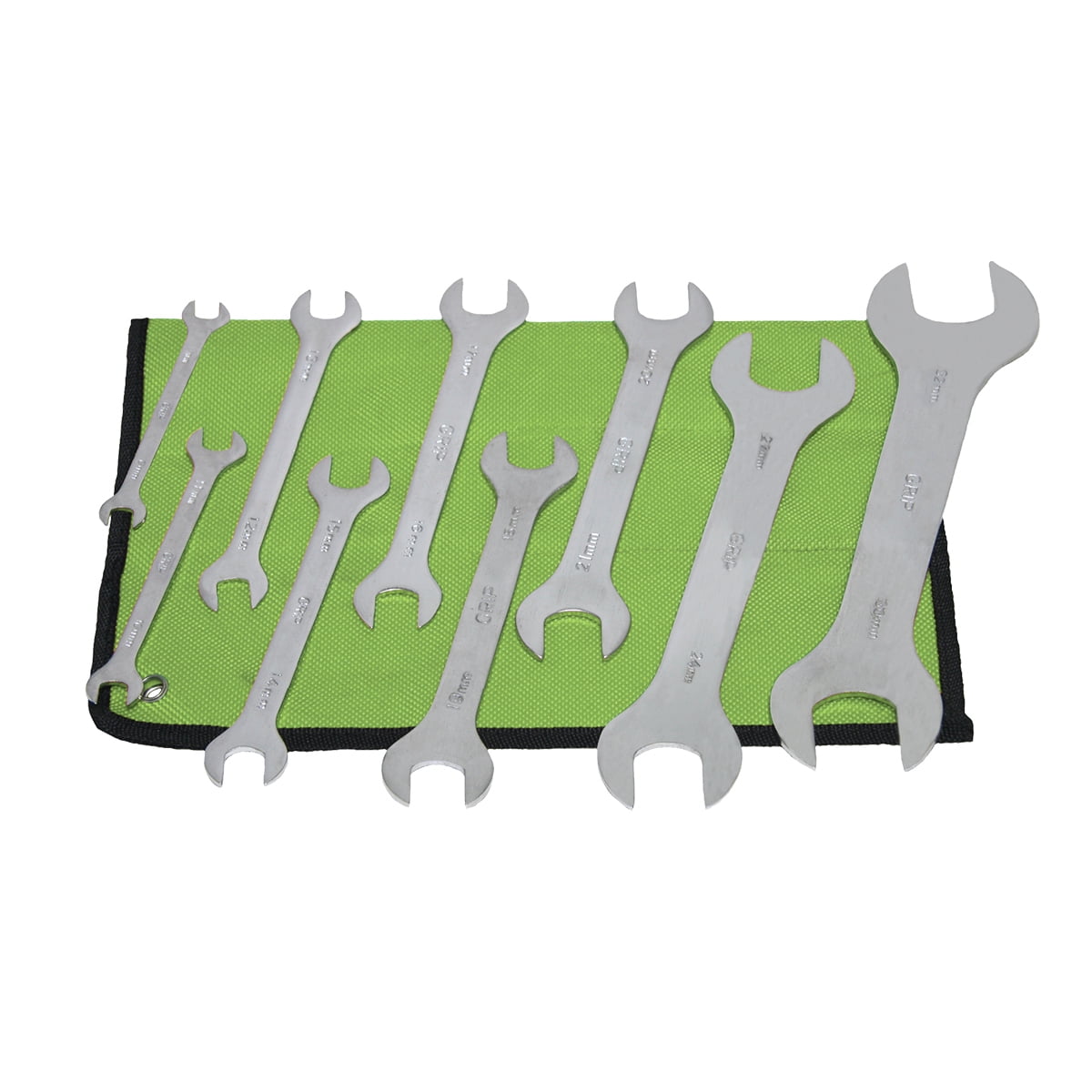 GRIP Standard Open 7 Piece Thin Wrench Set SAE, Extra Strong, Chrome ...