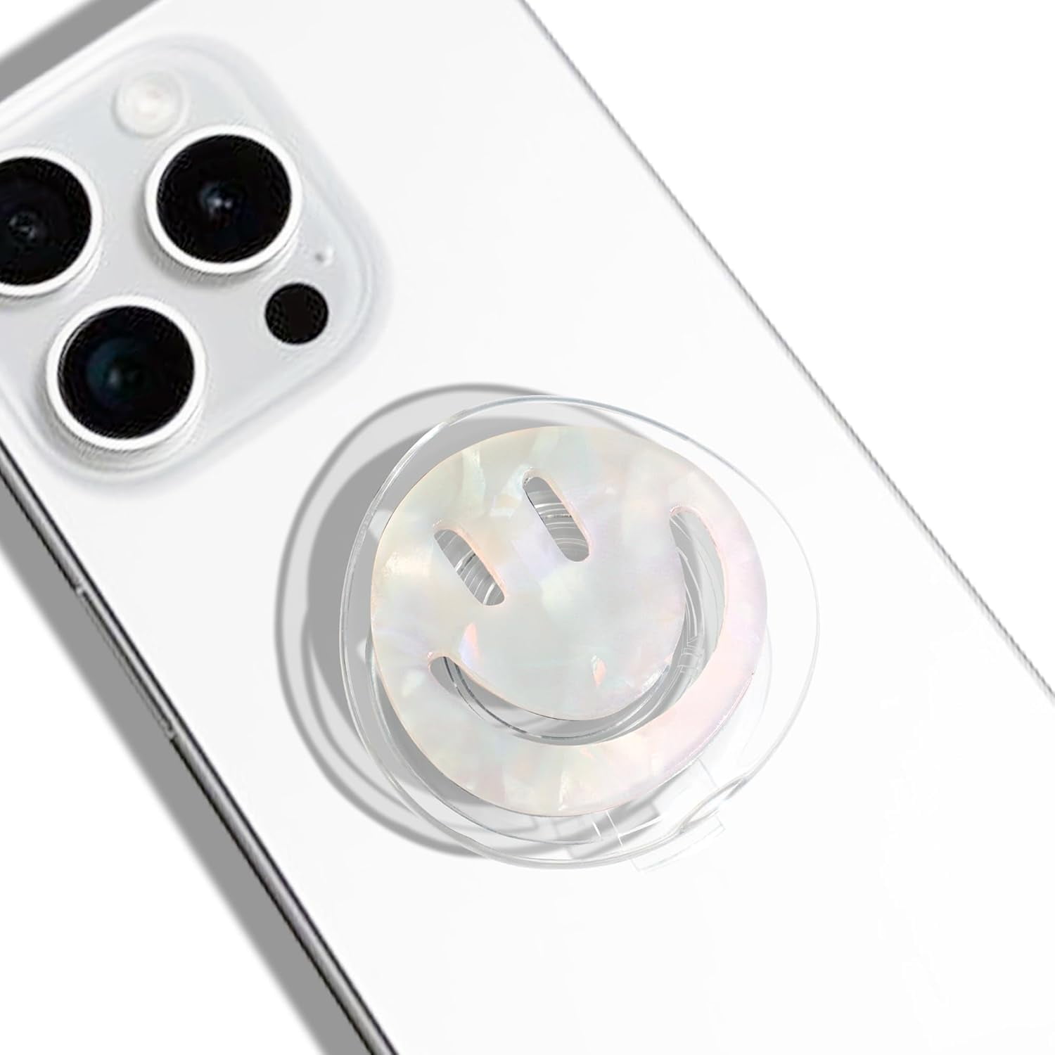 GRIPONG Smiley Face Phone Grip - Fun and Expandable Accessory for ...