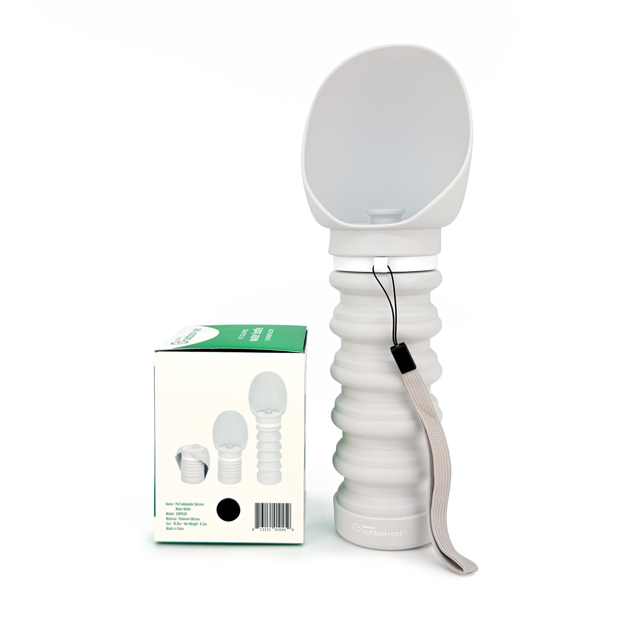 GRIPSTIC® Collapsible Pet Water Bottle - Walmart.com