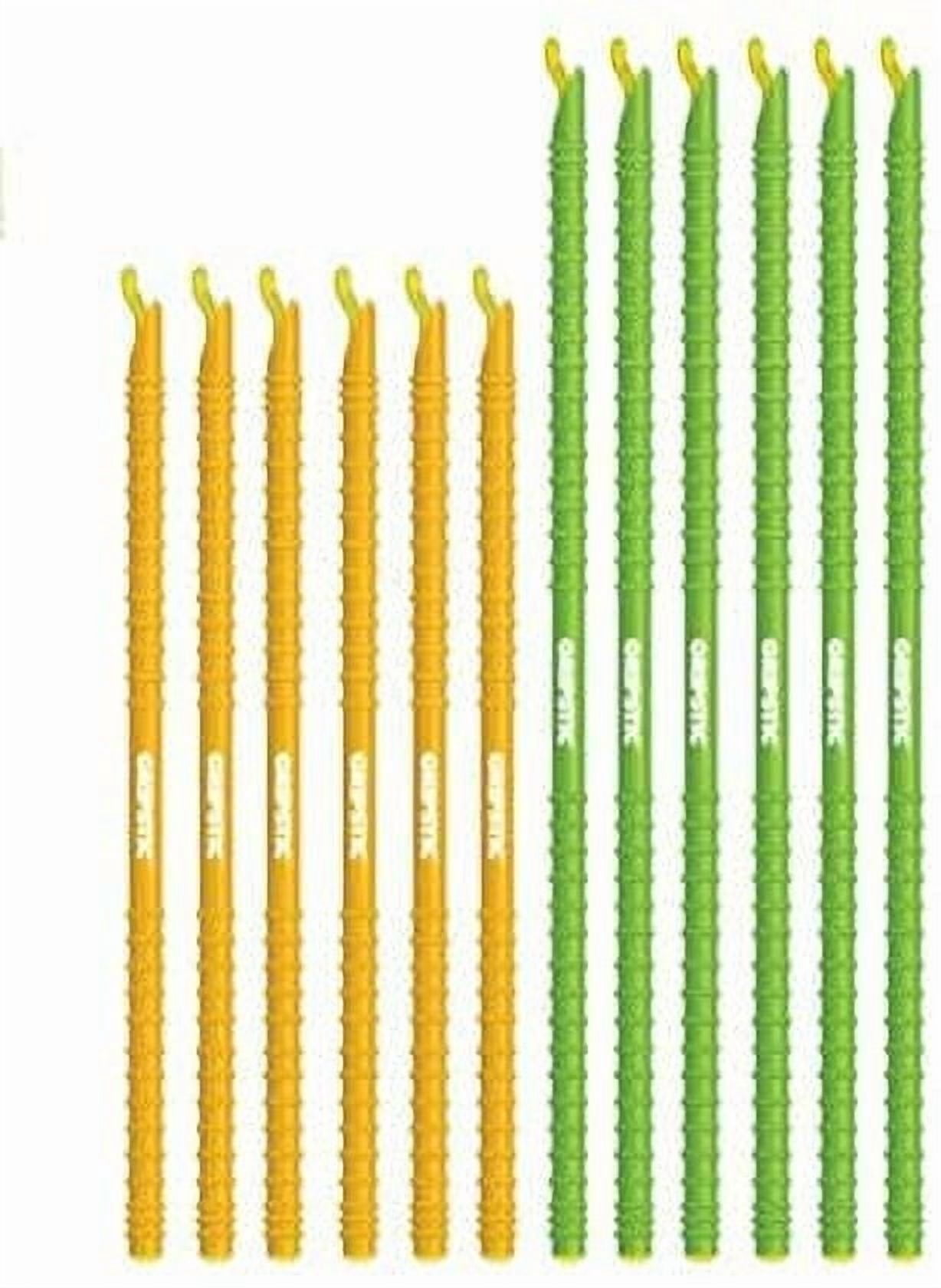 GRIPSTIC® Reusable Plastic Bag Clips, 12 Pack Large Set, Orange and ...