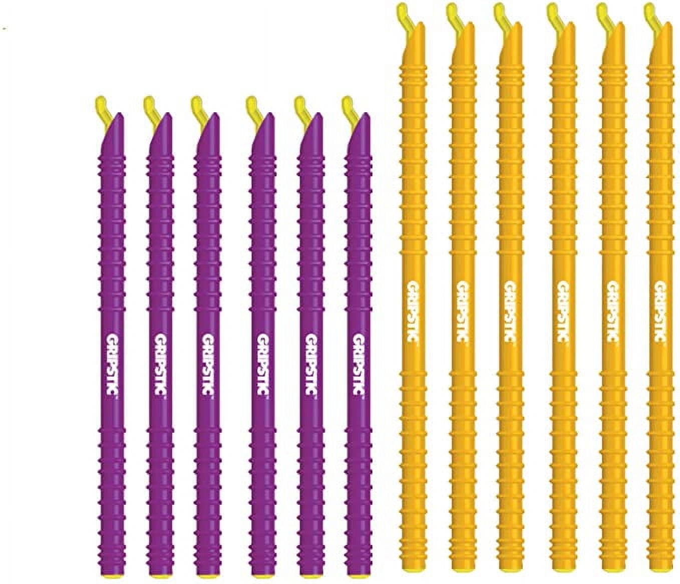 GRIPSTIC® Reusable Polypropylene Plastic Bag Clips, 12 Pack Medium ...