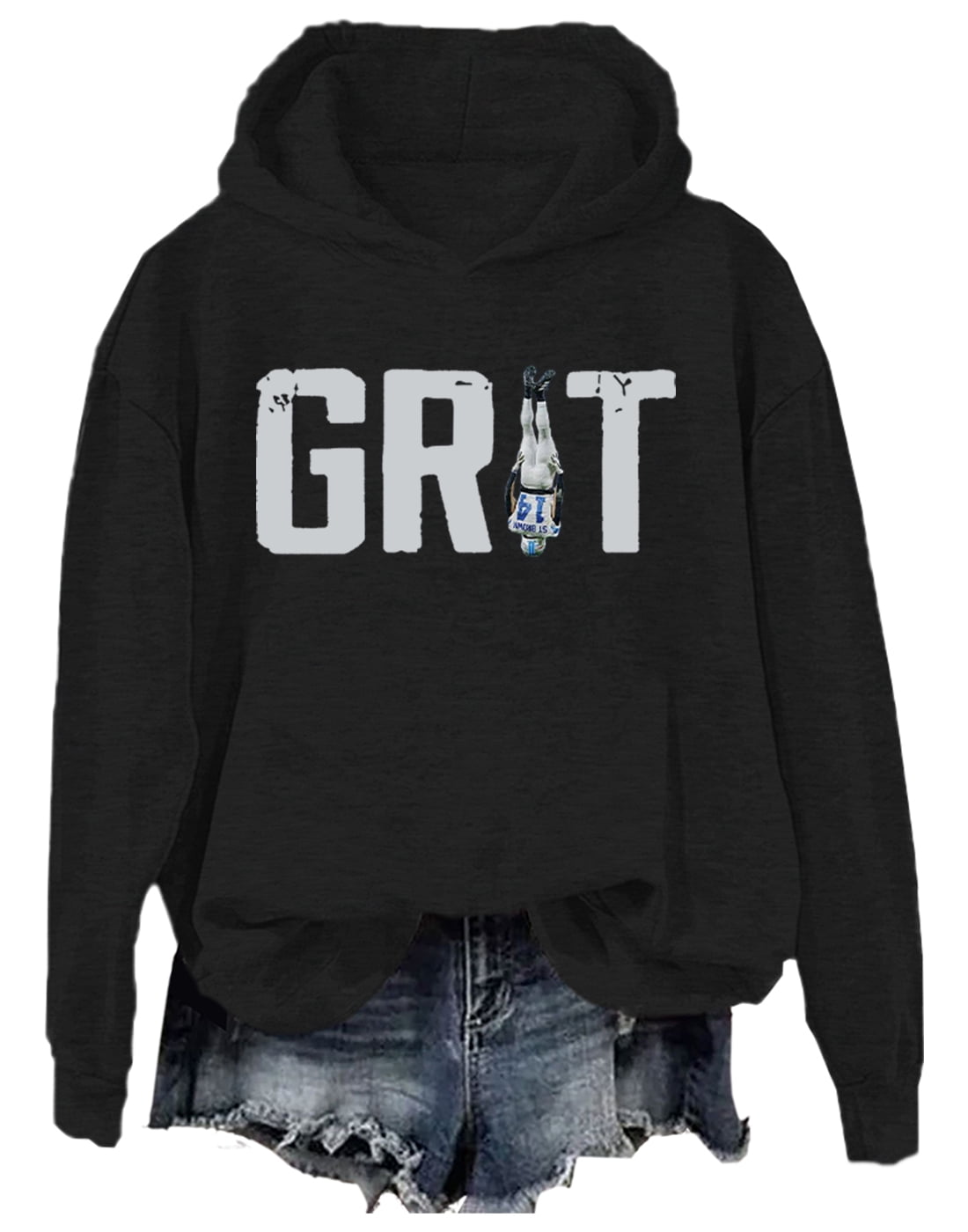 GRIT Hoodie, Amon-Ra St Brown Hoodie, Detroit Football Hoodie, GRIT ...