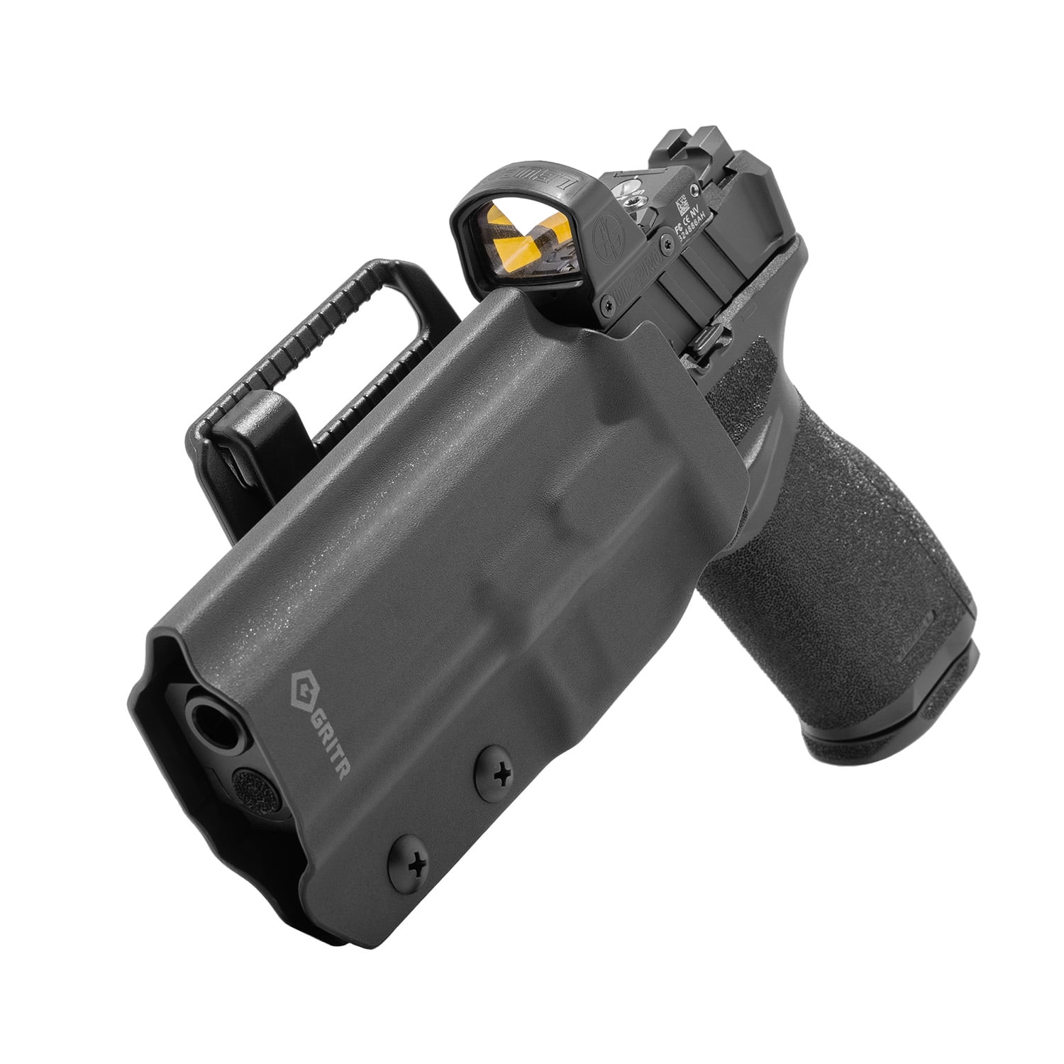 GRITR OWB Kydex Left Hand Gun Holster Fits Springfield Armory Echelon ...