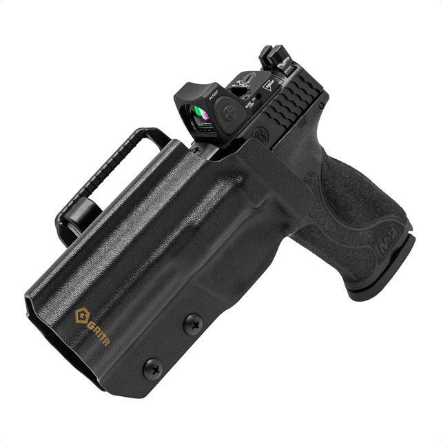 GRITR OWB Kydex Left Hand Pistol Holster Fits Smith & Wesson M&P9/M&P40 - Walmart.com