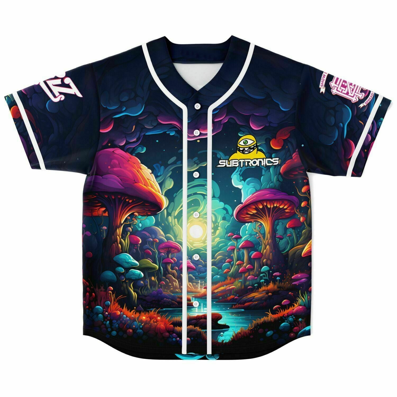 GRIZ Baseball Jersey Mercch Harajuku Thin button Baseball Uniform ...
