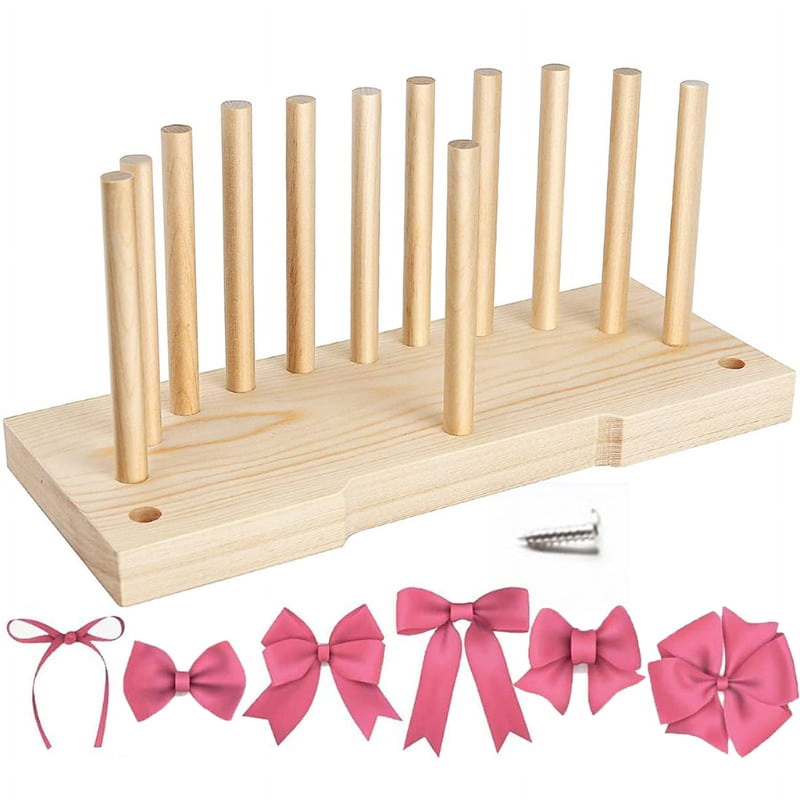 GRJIRAC Multipurpose Bow Maker for Ribbon Wooden Bow Making Tool for ...