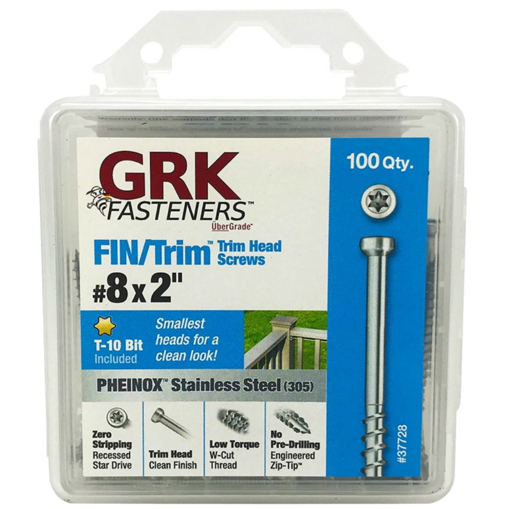 GRK Fasteners GRK Fasteners 67728 Pheinox FIN/TRIM Finishing Trim Head ...