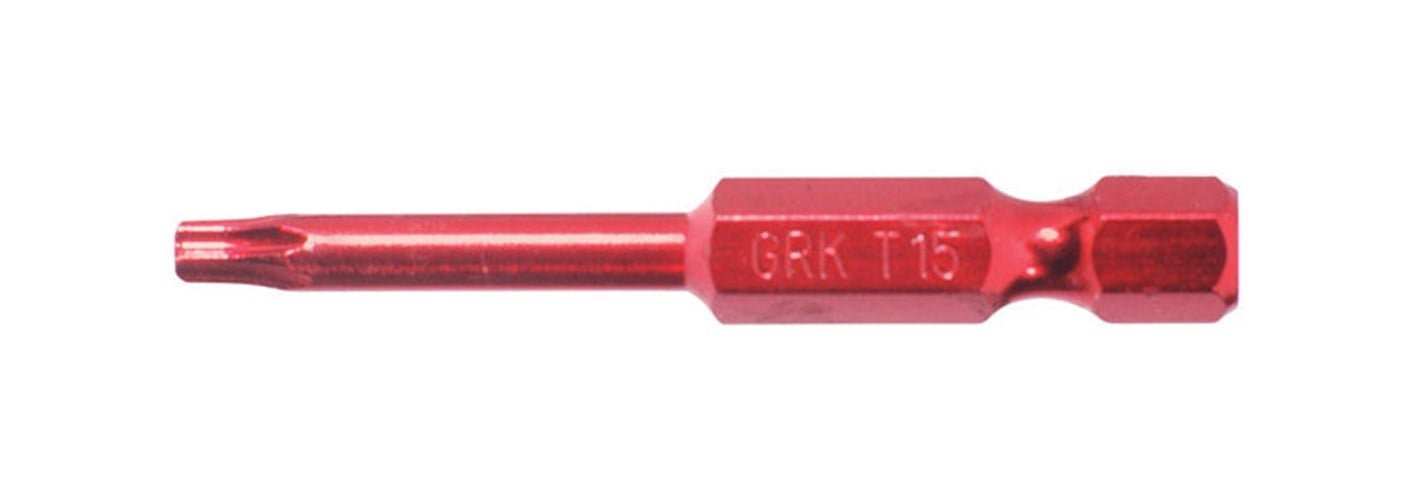 GRK Fasteners Star T15 X 2 in. L Power Bit Carbon Steel 2 pc - Walmart.com