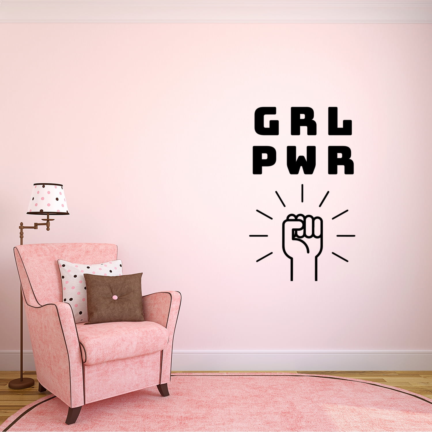 GRL PWR Girl Power - Inspirational Quotes Vinyl Wall Art Stickers - 23 ...