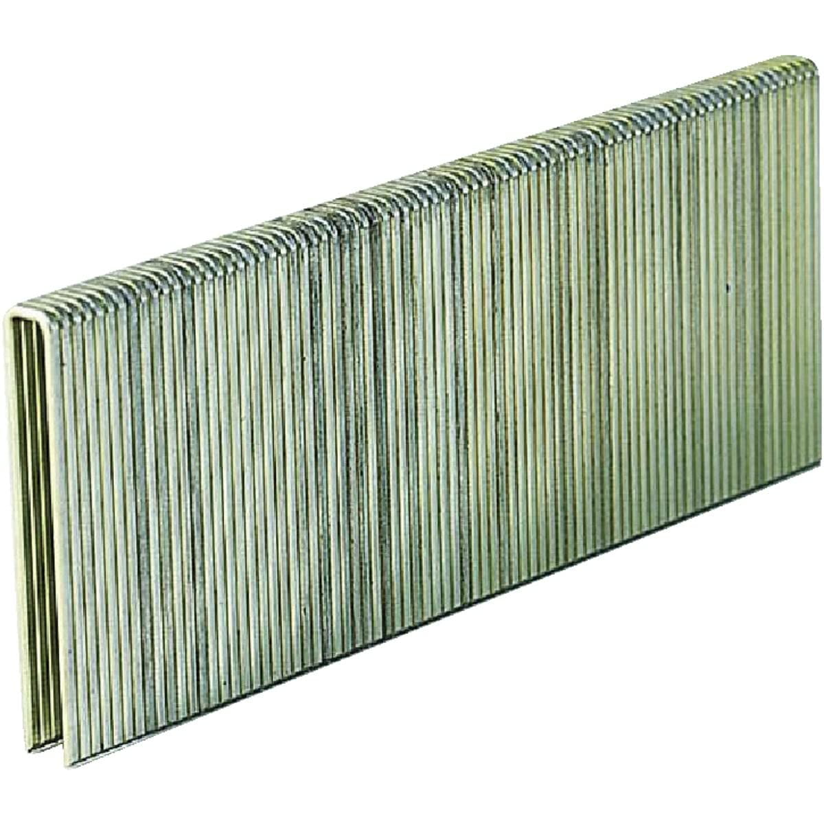 GRL17 18-Gauge Galv L-Style Narrow Crown Staples 1-1/2-inch by 1/4-inch (5,000-Pack), Steel ...