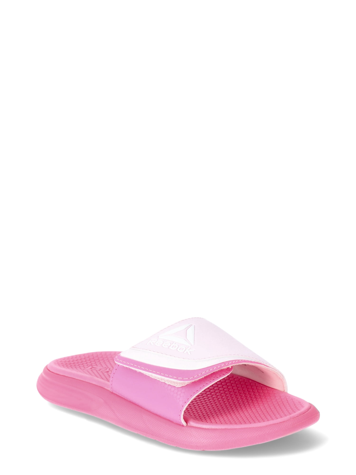 Reebok Girls Dual Density Slide Sandals Lightweight Adjustable Fit ...