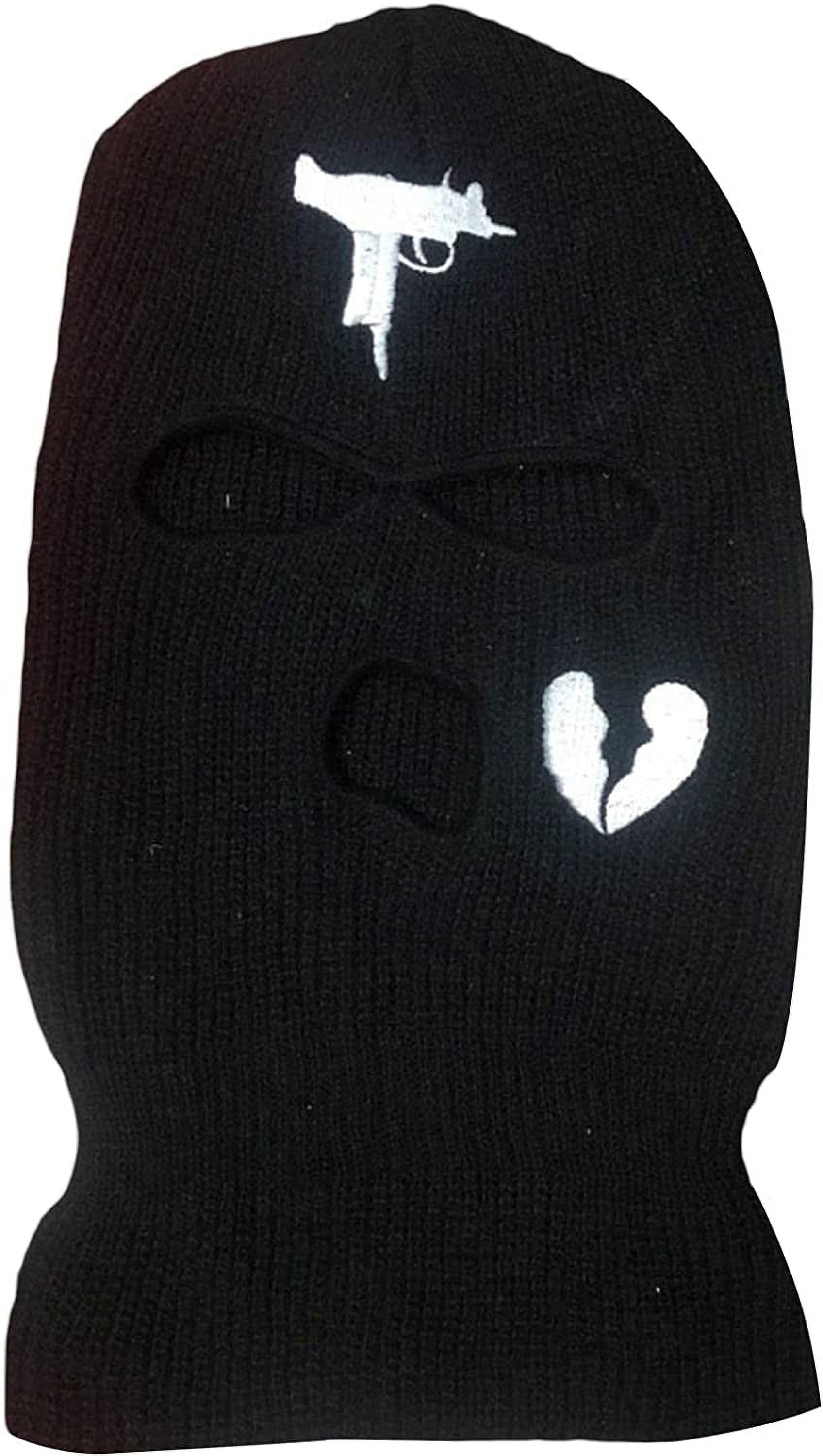 GRNSHTS 3-Hole Knit Full Face Cover Winter Warm Ski Mask Knitted ...