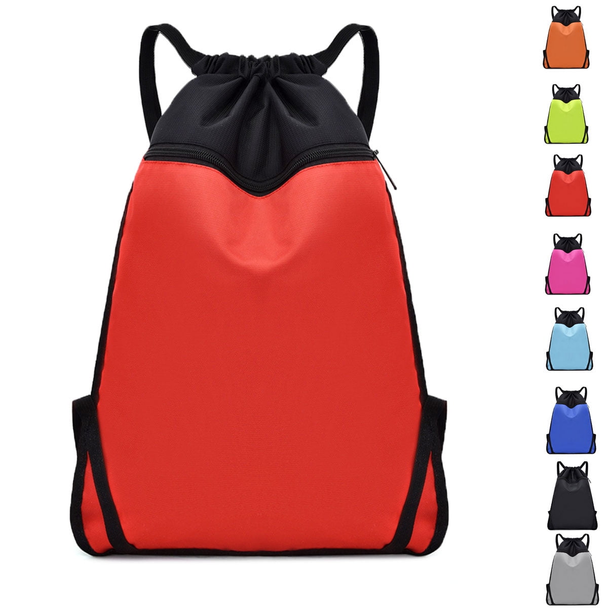 GRNSHTS Drawstring Bag Backpack Gym Bags Sacks String Swim PE Bag Large ...