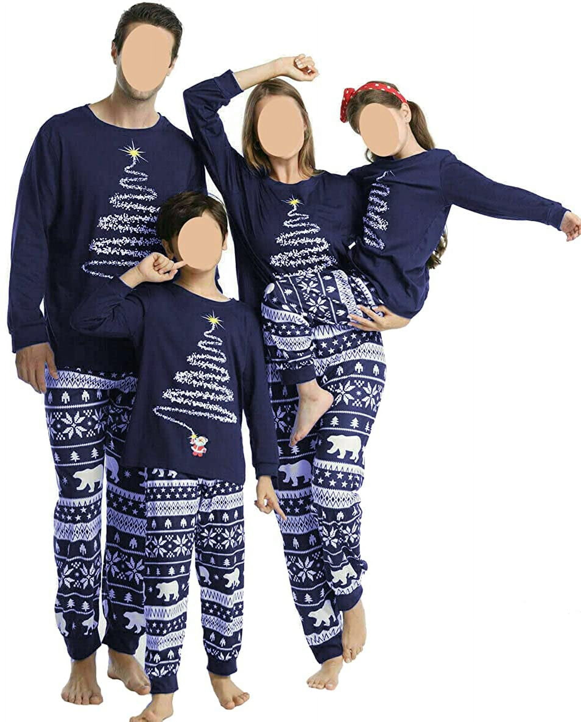 GRNSHTS Matching Family Pajamas For Women Men Christmas Plaid Jammies ...