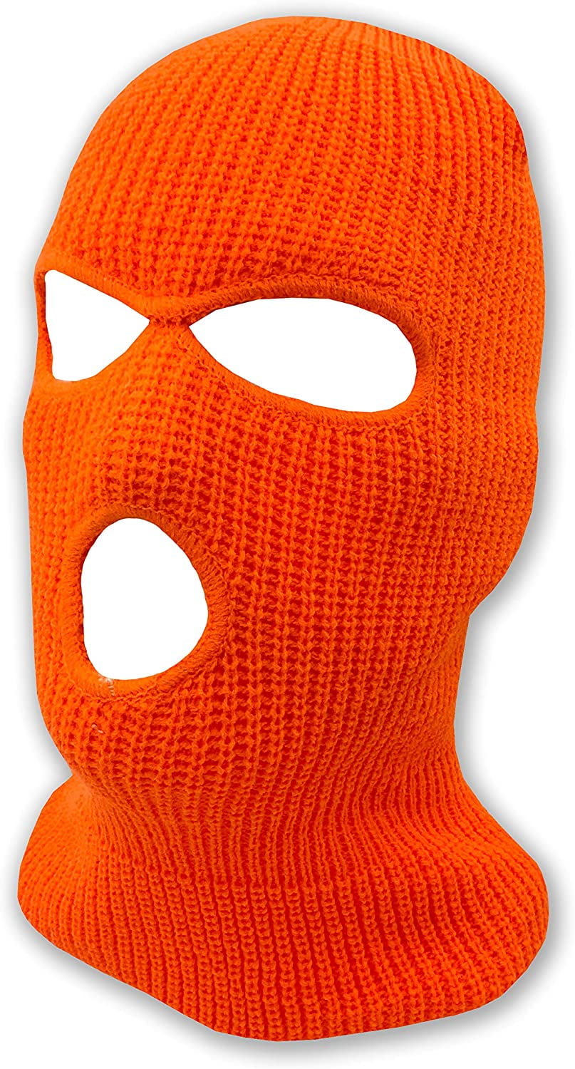GRNSHTS Unisex 3 Hole Winter Knitted Mask, Outdoor Sports Full Face ...