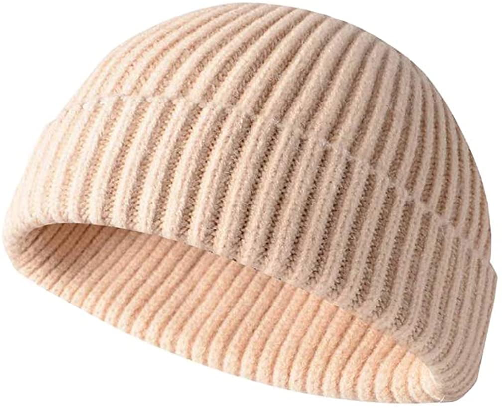 GRNSHTS Winter Knit Cuff Beanie Cap Trawler Beanie Hat Short Fisherman ...