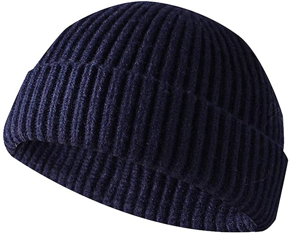 GRNSHTS Winter Knit Cuff Beanie Cap Trawler Beanie Hat Short Fisherman ...