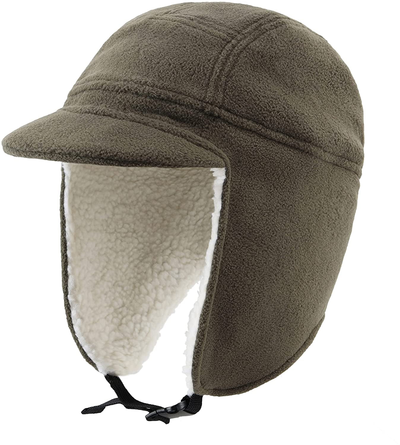 GRNSHTS Winter Trapper Hat Windproof Hunting Ski Hat with Visor Warm ...