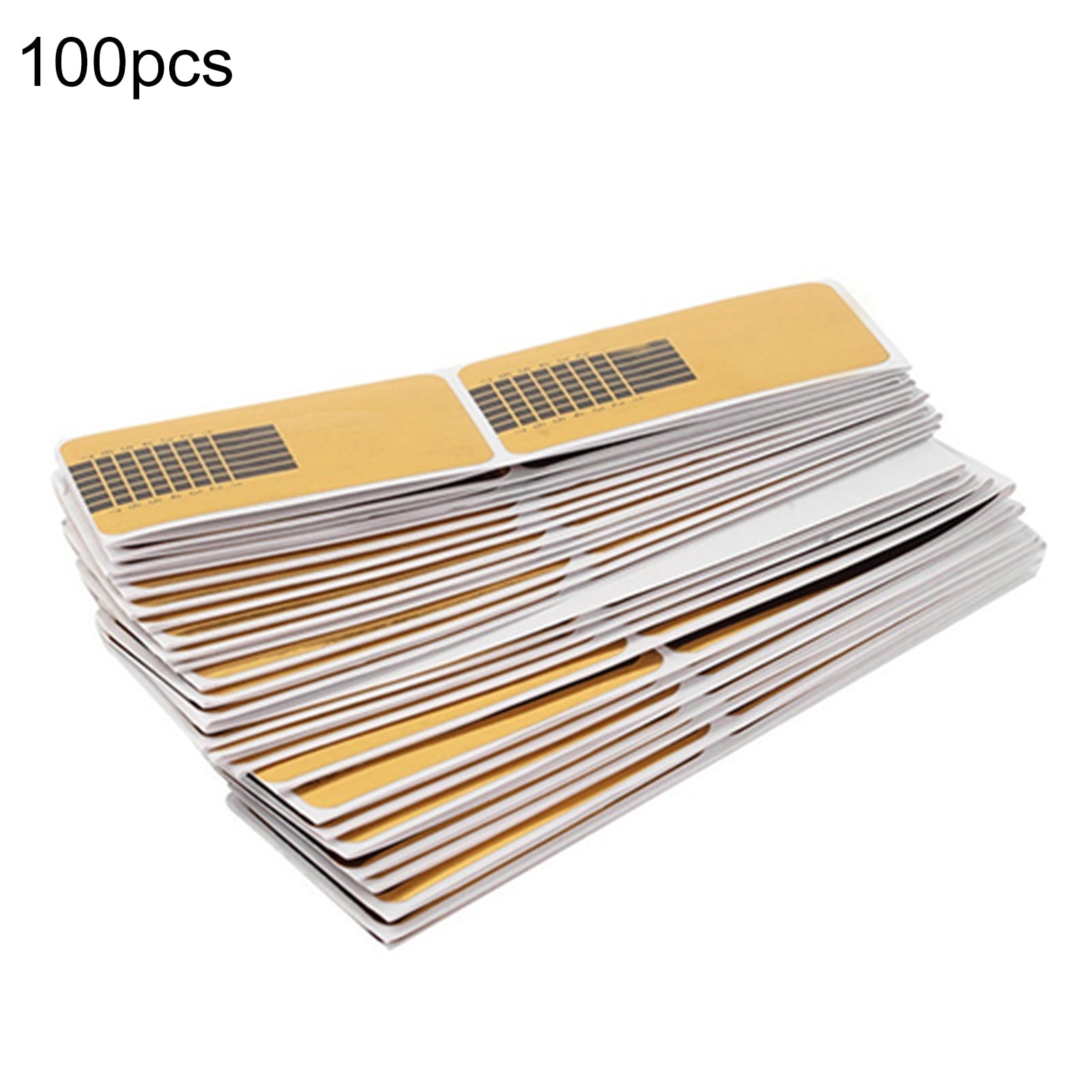 GROFRY 100Pcs Nail Tip Extension Self-adhesive Foldable Acrylic Durable ...