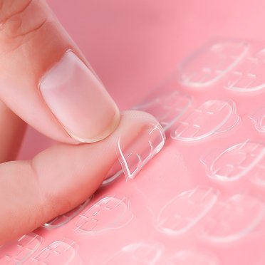 LEAQU 240 Pcs French Manicure Nail Art Tips Form Guide Sticker Polish ...