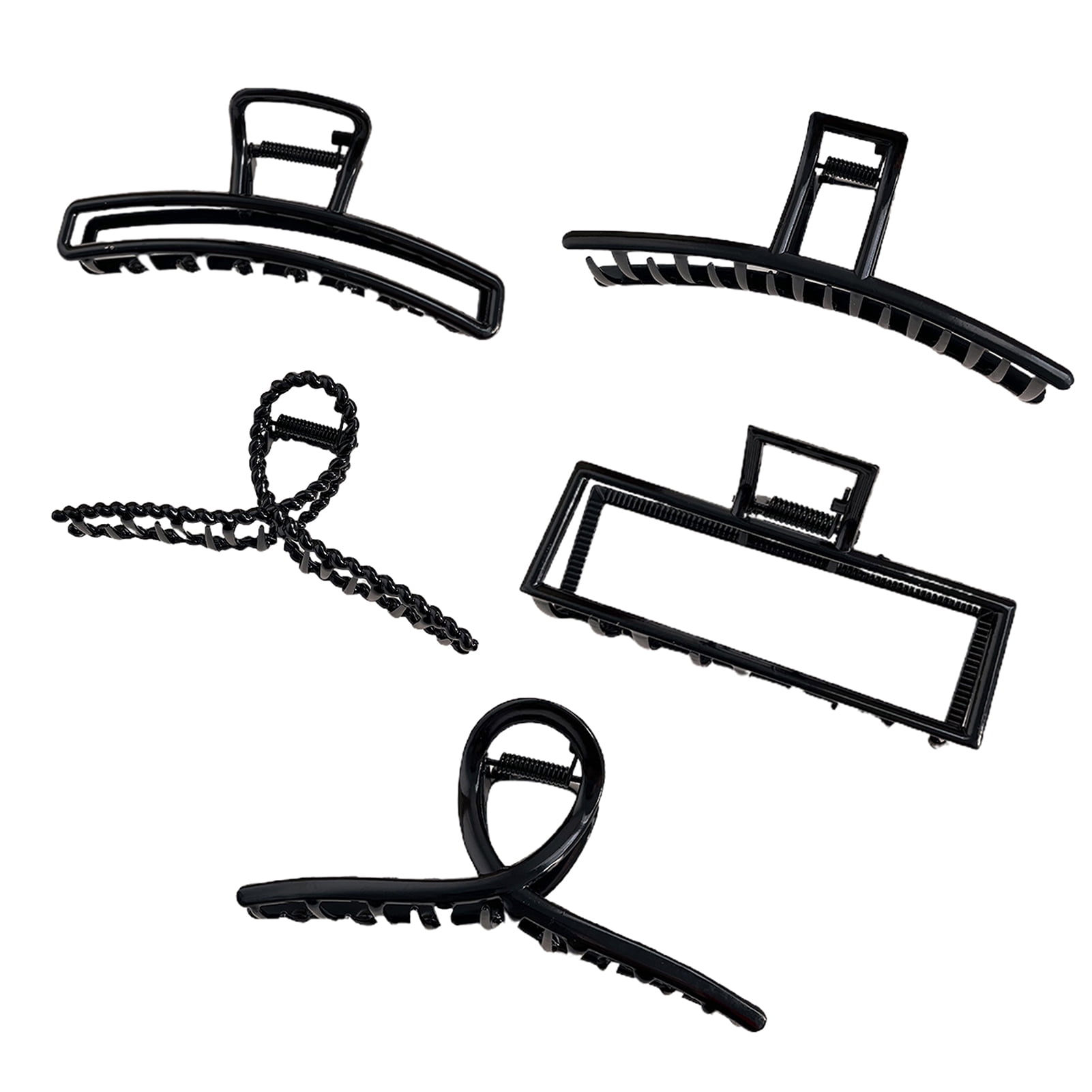 GROFRY 5Pcs Hair Claws Eco-friendly Dual Interlockings Teeth Metal ...