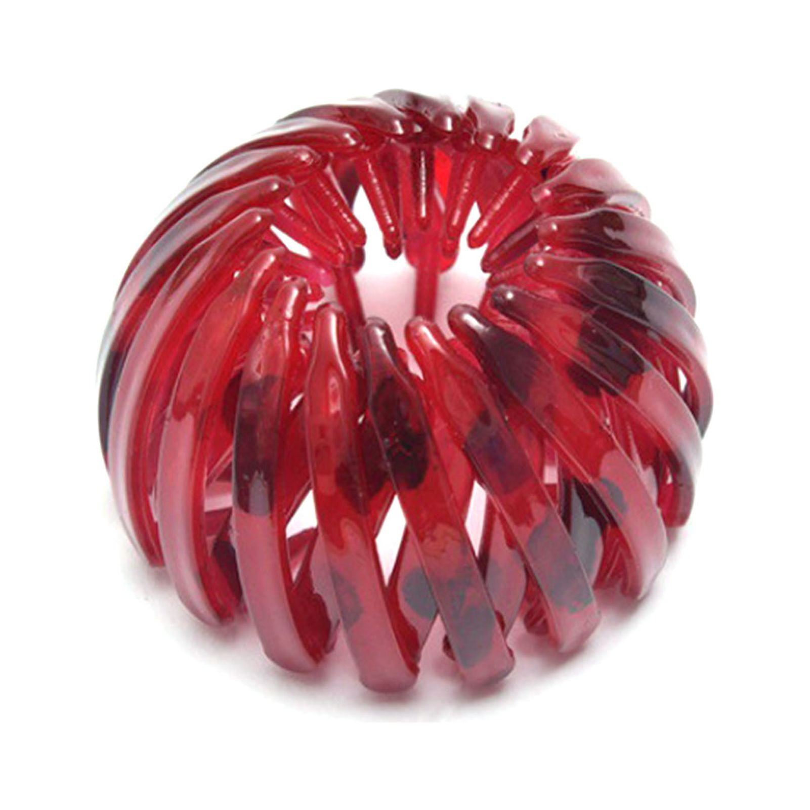 GROFRY Bird Nest Shaped Bun Hair Claw Expandable Plastic Vintage ...