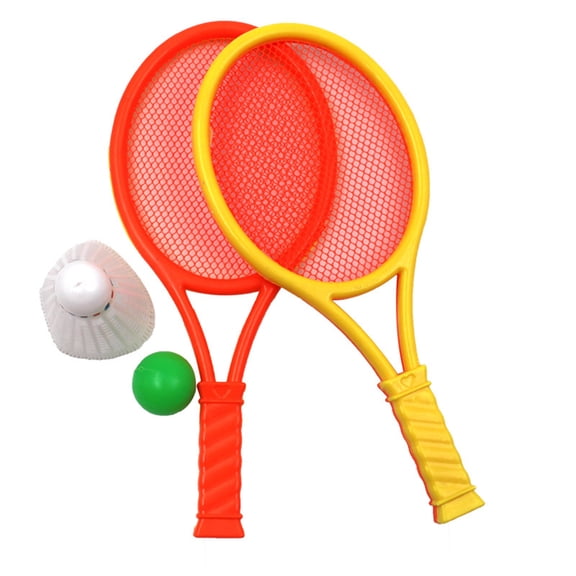 wznxdo Children's Badminton Racket Toys Set 2 Rackets 1 Tennis Ball 1 ...