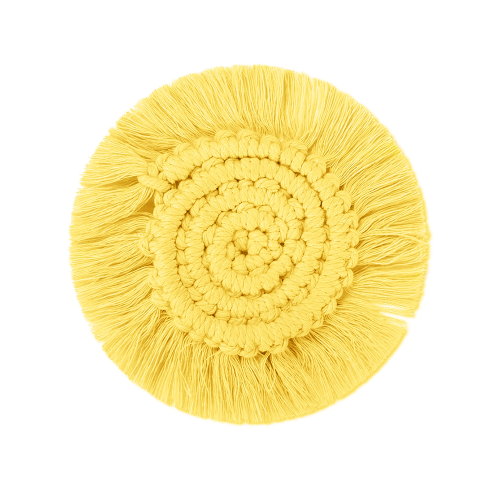GROFRY Coaster Hand-woven Multi-purpose Table Decor Cotton Coffee Cup ...